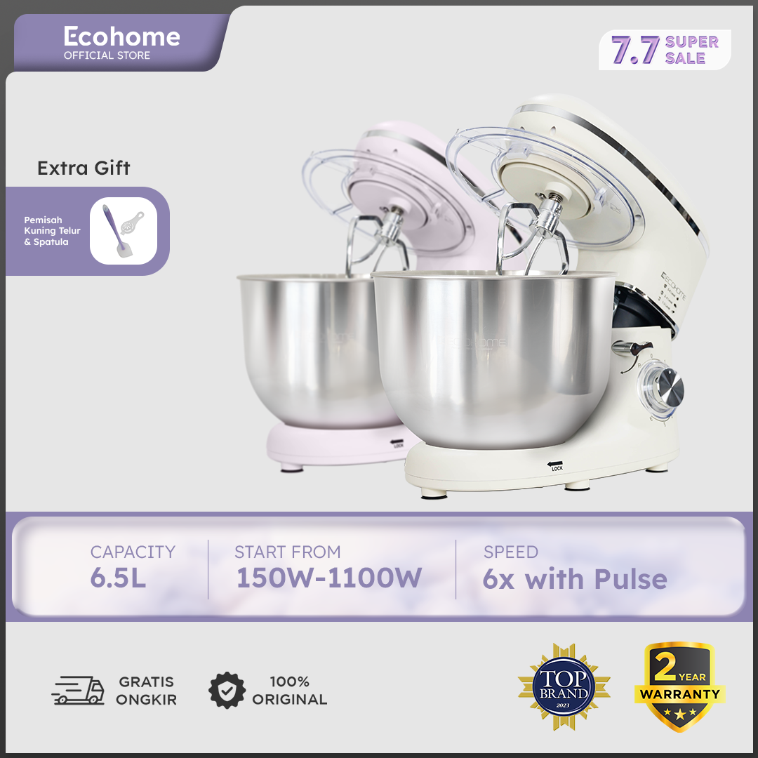 ECOHOME | Stand Mixer Platinum Series | ESM-999| Premium Stand Mixer ...